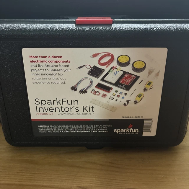 SPARKFUN ARDUINO INVENTOR’S Kit version 4.0 Arduino Open Box $45.00 ...