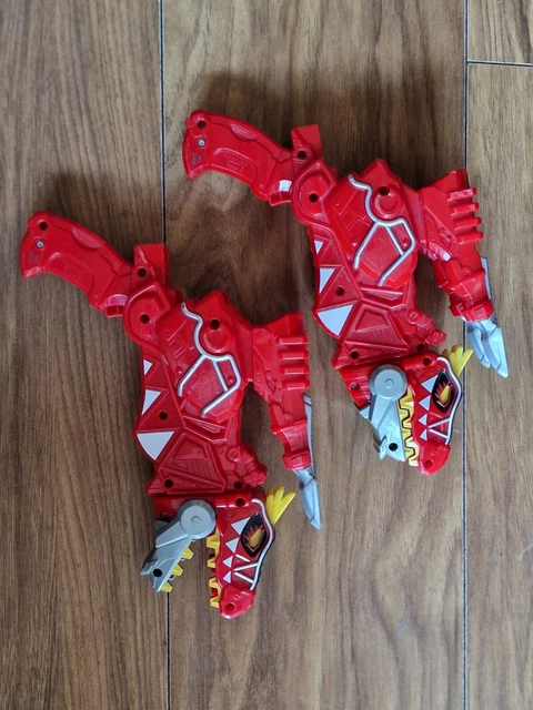 DINO CHARGE RED T-Rex Super Morpher Gun Blaster Power Rangers x2 EUR 17 ...