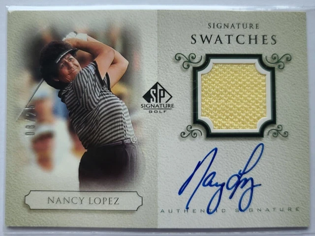 2004 NANCY LOPEZ Signature SWATCHES/AUTO 08/25 $49.98 - PicClick CA