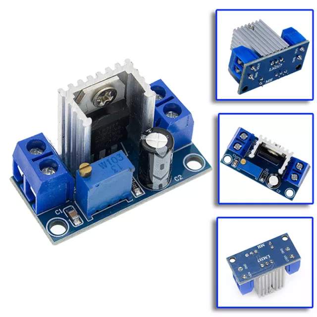 LM317 DC DC Buck Converter Step Down Voltage Regulator Power Supply ... LM317 DC DC Buck Converter Step Down Voltage Regulator Power Supply ...