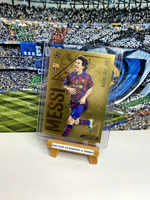 TOPPS MATCH ATTAX 2024/25 2025 Lionel Messi Barcelona Legend Gold Edge ...