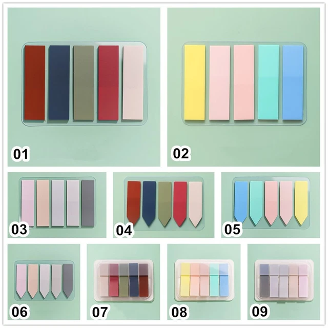 SUPPLIES LABEL KEY Points Sticky Notes Paster Sticker Memo Pad Index ...