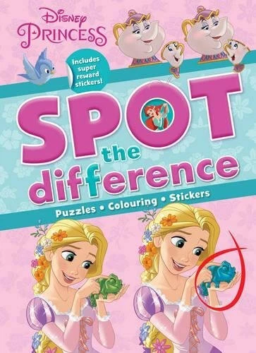 DISNEY PRINCESS SPOT the Difference: Includes Super Reward Stickers ...