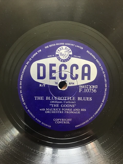 THE GOONS - the Bluebottle Blues / I'm Walking Backwards For Christmas ...