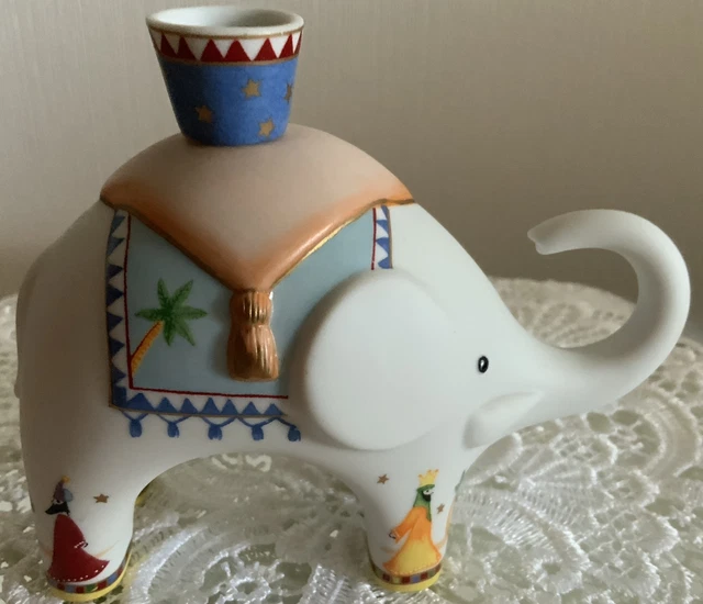 GOEBEL LINDA EDWARDS Elefant Elephant Romance Kerzenständer ...