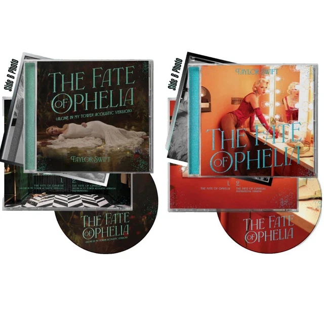 TAYLOR SWIFT THE FATE OF OPHELIA CD SET The Life Of A Showgirl £67.67 ...