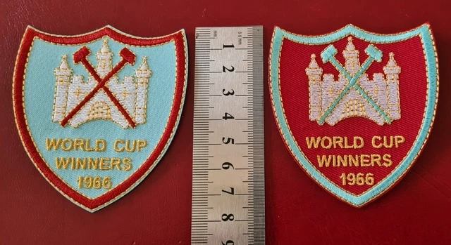 WEST HAM UTD - World Cup Winners Patches x Two (Free Postage UK) £7.99 ...