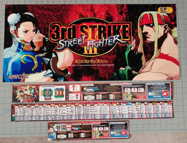 CAPCOM STREET FIGHTER 3rd Strike FULL Artwork for NAMCO Noir / SEGA ...