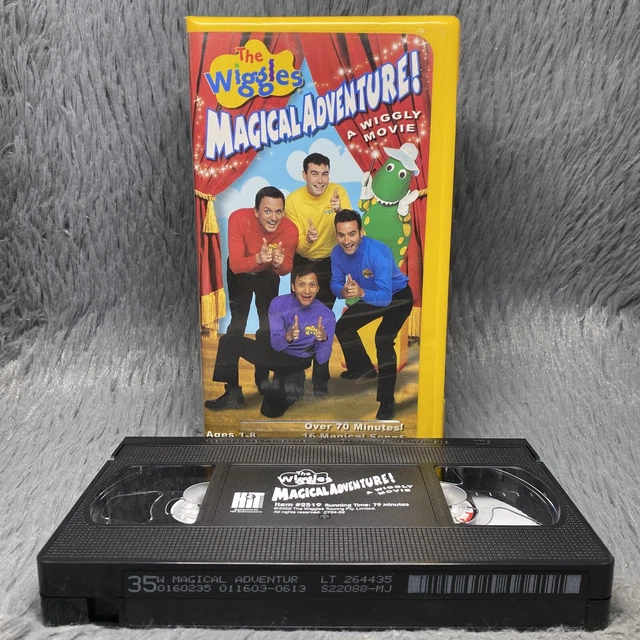 The Wiggles Magical Adventure A Wiggly Movie Vhs Video Tape Clamshell
