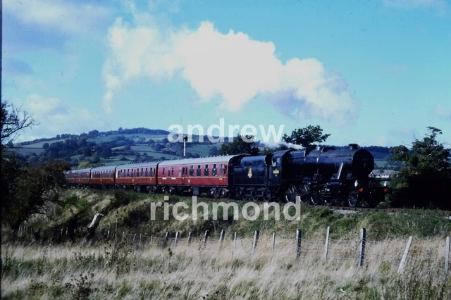 STANIER 8F 2-8-0 LMS BR 48305 Locomotive Original 35mm Railway Slide ...