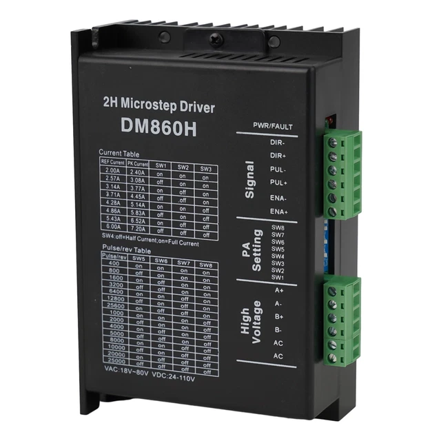DM860H DIGITAL 57/86 Stepper MotorDriver 2H Microstep Driver With ...