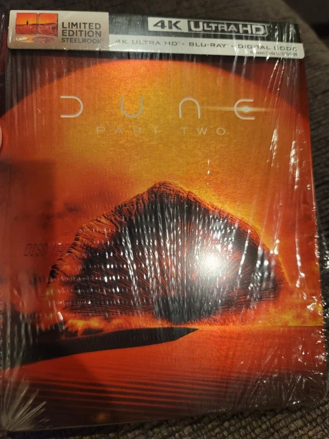 Dune Partie Deux 4k Uhd Blu Ray Steelbook Dolby Atmos Brillant 2 Pls