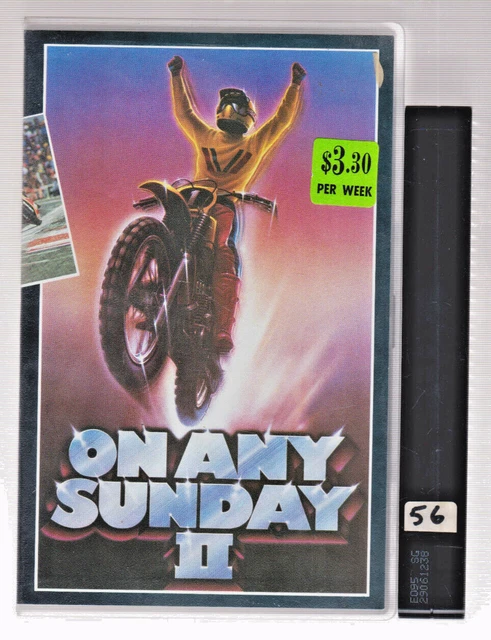 RARE VHS VIDEO Tape ON ANY SUNDAY II Big Box Ex-Rental EUR 17,45 ...