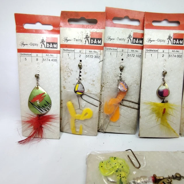 VINTAGE D.A.M. SPINNER Lures Ultralight Lure Mix DAM Spinner Rare ...