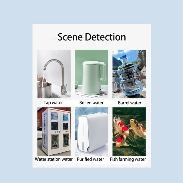 PH AND TDS Meter Combo TDS Water Tester Meter Portable Gray Water ...