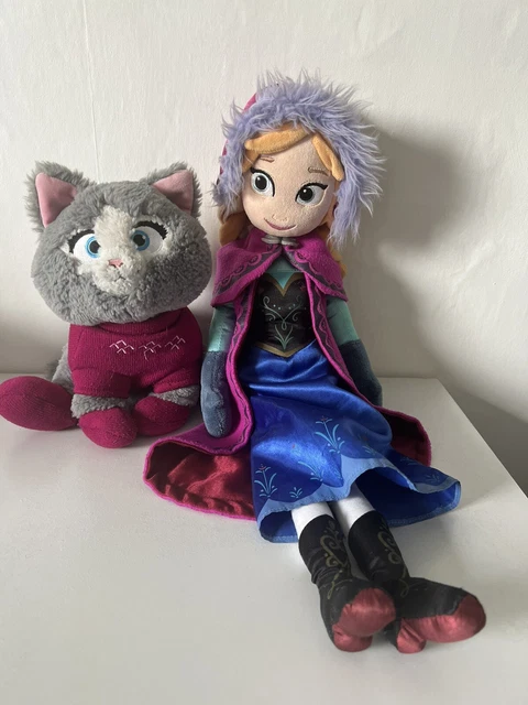 DISNEY STORE OLAFS Frozen Adventure Cat Kitten Plush 9" and Disney ...
