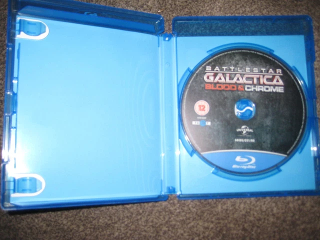 BATTLESTAR GALACTICA BLOOD & Chrome Blu Ray Extended Edition Mint Disc ...