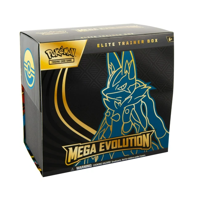 POKEMON TCG MEGA Evolution Elite Trainer Box Lucario ETB NEW IN HAND ...