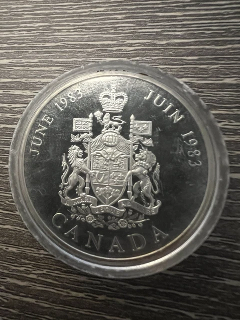 ROYAL CANADIAN MINT 1983 The Prince And Princess Of Wales Silver Coin ...