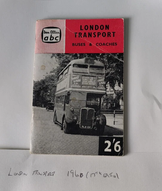 IAN ALLAN ABC London Transport buses & coaches fleet book 17th edition ...