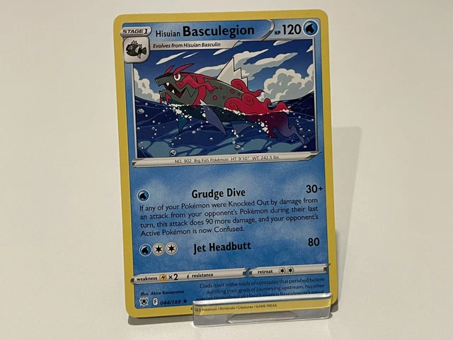 044/189 HISUIAN BASCULEGION : Pokemon TCG Astral Radiance : Rare Card ...