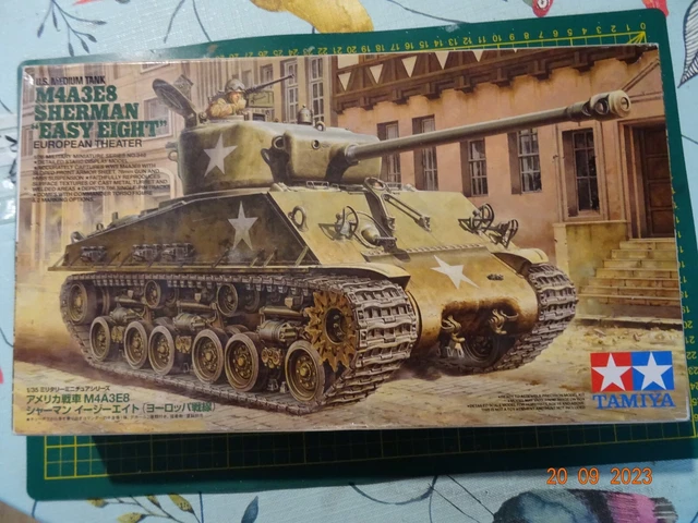 TAMIYA 1/35 SCALE Model Kit of a M4A3E8 Easy 8 Sherman Tank - NEW Sprues Sealed. £32.00 ...
