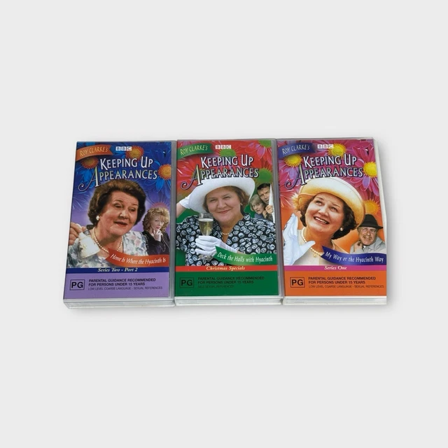 KEEPING UP APPEARANCES Series One Series Two Part 2 & Xmas Special VHS ...