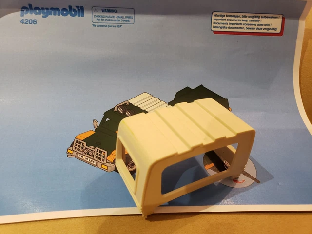 HARD TOP POUR 4x4 avec remorque playmobil 4206 EUR 4,00 - PicClick FR