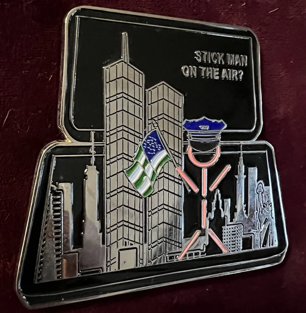 NYPD COLLECTIBLE POLICE Department Stick Man On The Air? LAP TOP ...