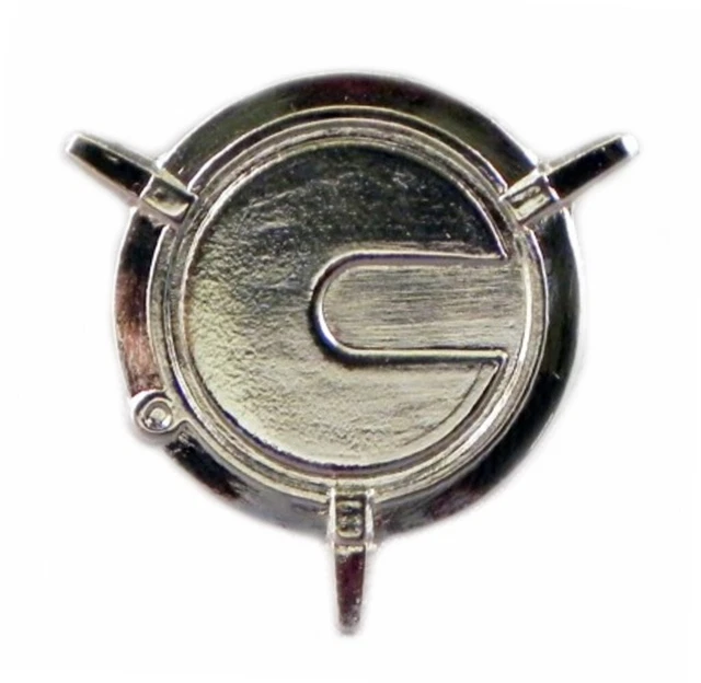 DR WHO ENEMY Cyberman Chrome Metal Pin Badge Cybermen Cybus Man ...