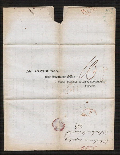 GB 1836 POSTAL History Life Assurance Letter Sheet £0.99 - PicClick UK