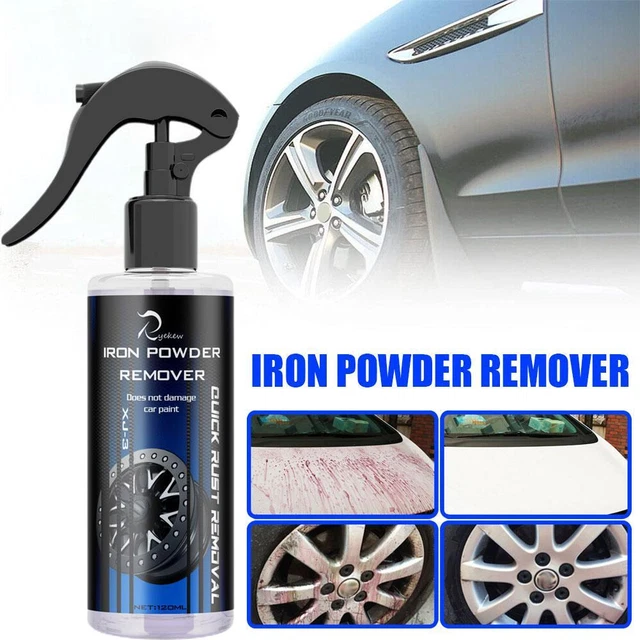 120ML CAR RUST Removal Spray, Car Iron Remover Spray Iron Powder ...
