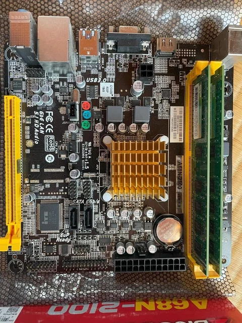 BIOSTAR A68N-2100 MINI-ITX AMD Fusion APU E1-2100 Win XP Compatible ...