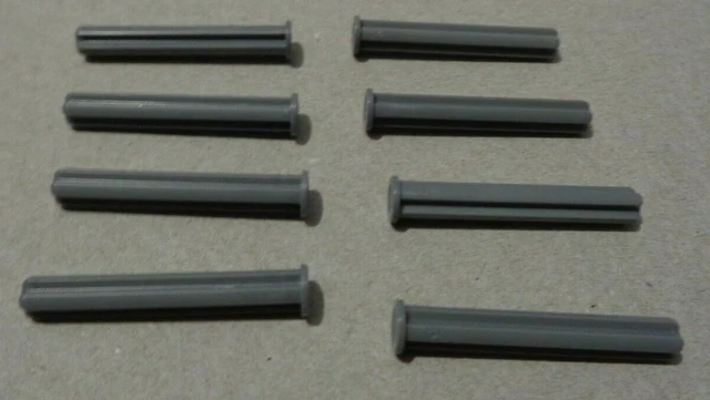 LEGO TECHNIC 6083620/87083 Cross Axle 4M W Stop Dark Stone Grey x8 ...