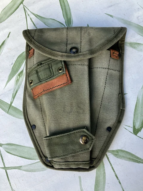 US ARMY M1956 E-tool Pouch “intrenching” Cover Bag Green Webbing ...