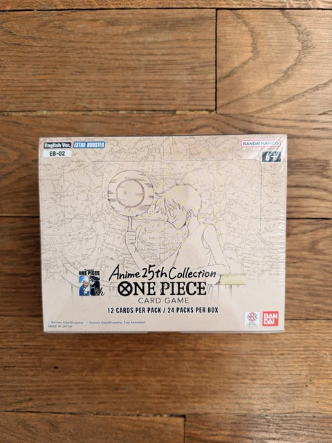 ONE PIECE TCG Display Booster Box Anime 25th Collection EB02 English ...