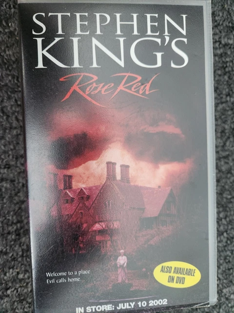 STEPHEN KING VHS Tape ,Rose Red & Conspiracy, Exclusive Dealer Preview ...