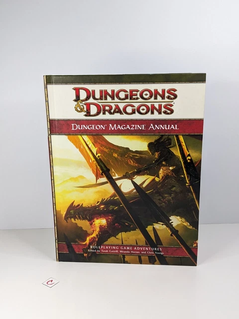 DUNGEONS & DRAGONS: Dungeon Magazine Annual DND 4.0 $13.99 - PicClick CA