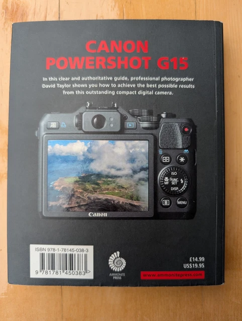CANON POWERSHOT GUIDE G15 guide (The expanded guide) £5.45 - PicClick UK
