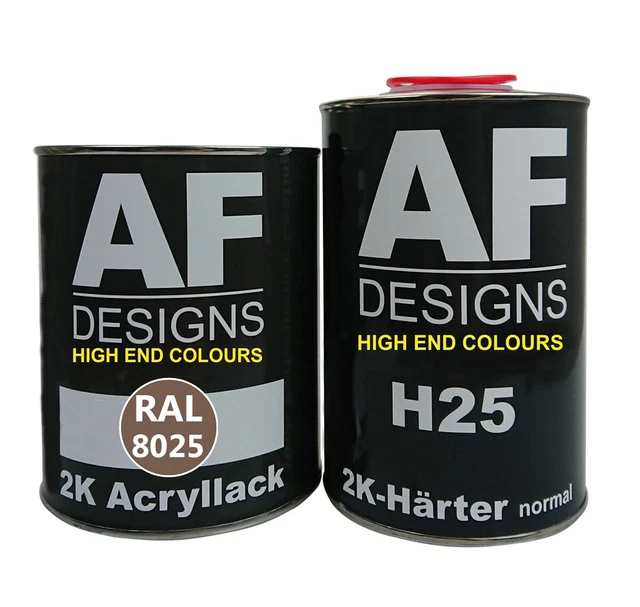 RAL 8025 MARRON Pale 2K Peinture Acrylique 0,75kg Kit Mat Bois ...
