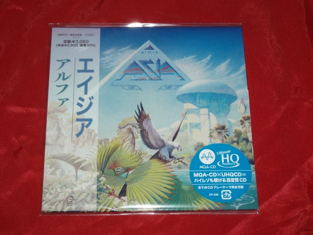 ASIA ALPHA JAPAN MINI LP MQA-CD UHQCD CD Yes King Crimson ELP Jethro Tull £39.99 - PicClick UK