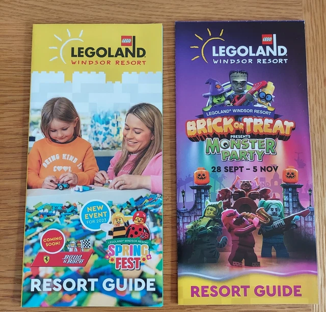 LEGOLAND WINDSOR 2023 Park Maps X 2 £1.99 - PicClick UK