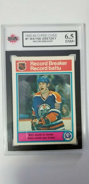 CARTE DE HOCKEY Wayne Gretzky 1982-83 OPC Record Breaker KSA grade 6,5 ! EUR 142,91 - PicClick FR