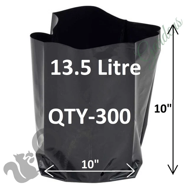 CONTENITORI BORSA VASI Pianta Polita 300 x 13,5 Litri Hadopots Politene ...