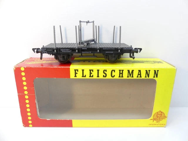 FLEISCHMANN H0 5220 Drehschemelwagen, DB, DC, TOP in OVP #51012 EUR 9 ...
