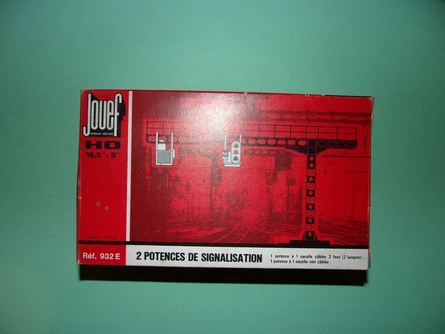 JOUEF MAQUETTE À monter boite potences câblée + 1 non cablée 932E NEUF ...