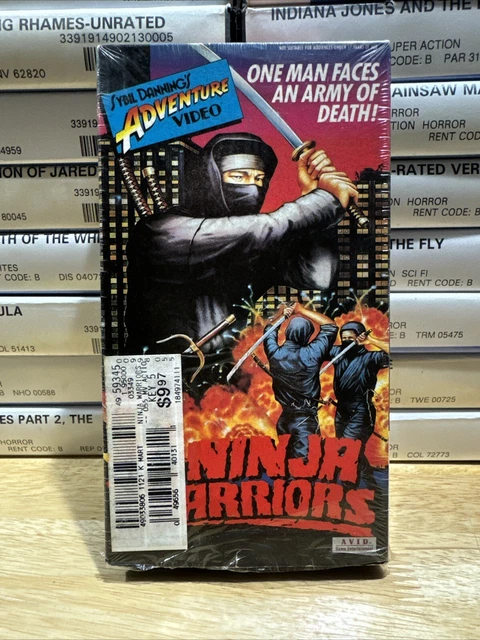 VHS: NINJA WARRIORS (1990): Sybil Danning's Adventure Video: Ron ...