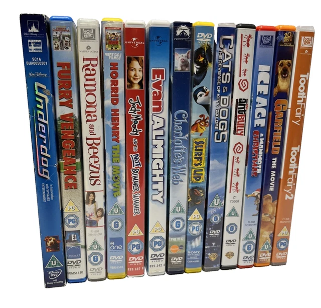 CHILDREN'S DVD JOB Lot Bundle Family Films x 13, Disney,Universal,20 Century Fox £6.99 - PicClick UK