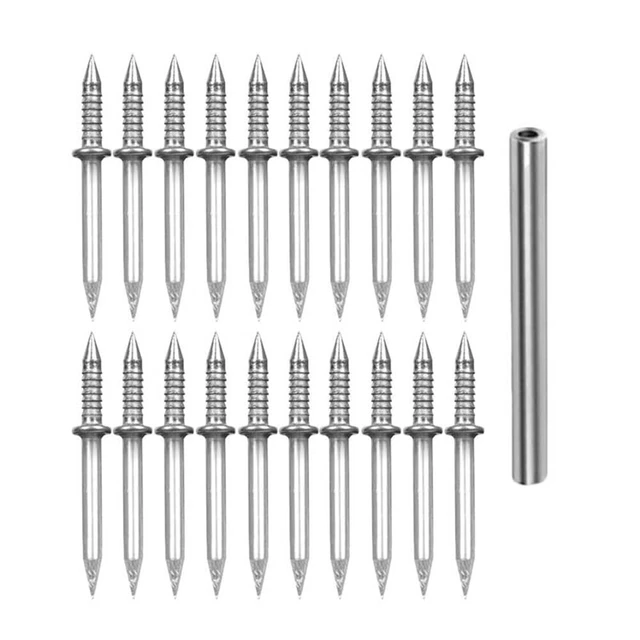 CLOU SANS COUTURE à Fil de Plinthe à Double TêTe, Clous Sans Trace ...