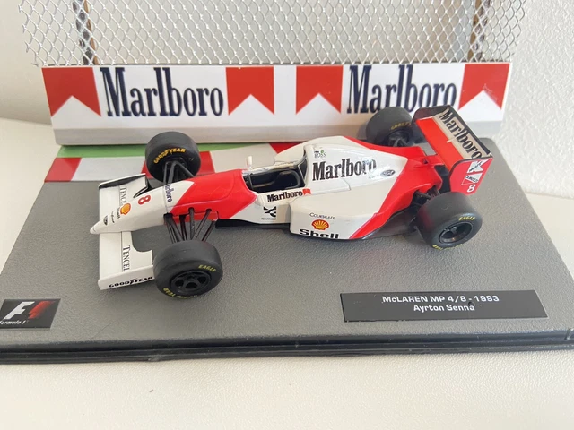 F1 CAR COLLECTION XTRA- Full MARLBORO McLaren MP4/8 Ayrton Senna 1993 ...